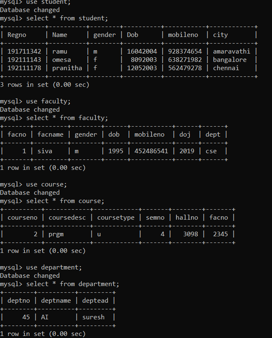 GitHub - pranithasreec/CSA0519-DBMS