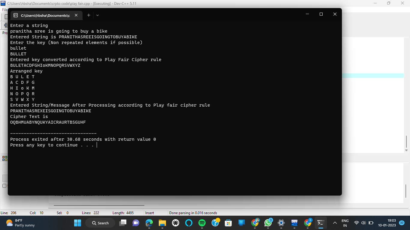 GitHub - pranithasreec/CSA5164-Cryptography-and-network-security