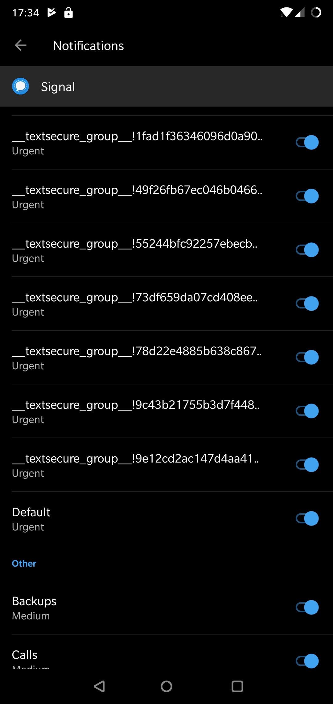[4.25.x] Can no longer silence just groups · Issue #8112 · signalapp/Signal-Android · GitHub