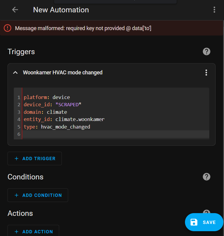 Unable to save Trigger on HVAC Mode · Issue #80976 · home-assistant/core · GitHub