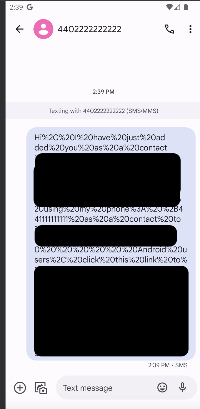 Send SMS - Android main body text format error and iOS "To:" phone number error · Issue #1089 ...