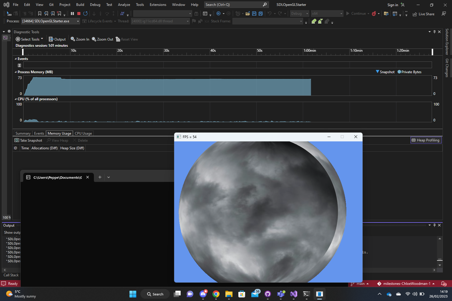 GitHub - ChloeWoodman/Game-Engine: A basic game engine developed using C++ and OpenGL API.