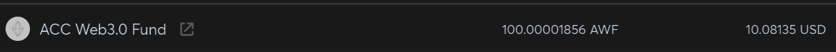 ACC Web3.0 Fund (AWF) shows incorrect fiat value of assets in the Safe UI · Issue #75 · 5afe ...
