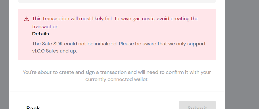 The Safe SDK could not be initialized error · Issue #188 · 5afe/safe-support · GitHub