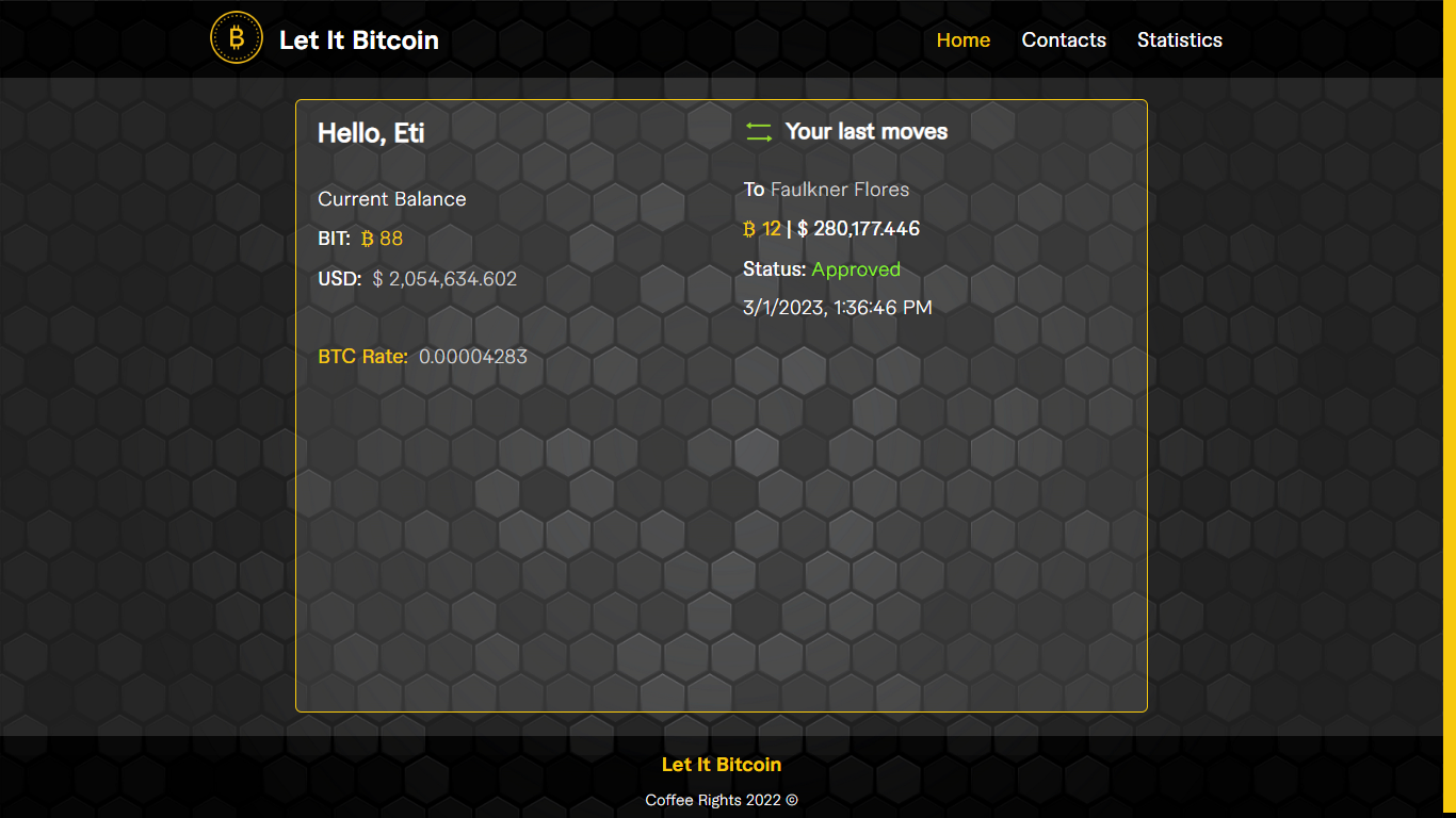 GitHub - etigame/Let-It-Bitcoin-New: Digital wallet for holding bitcoins and sending them to ...