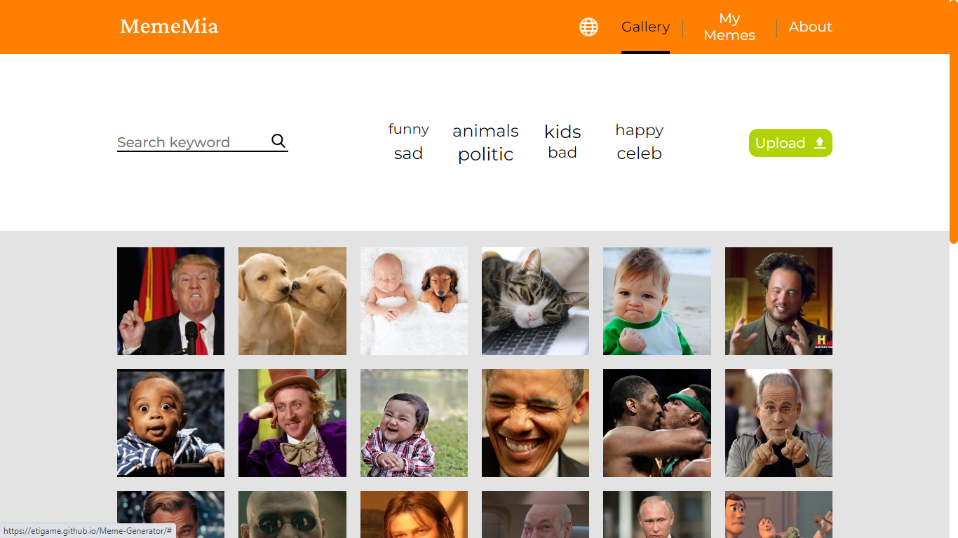 GitHub - etigame/Meme-Generator: MemeMia: Create your own memes