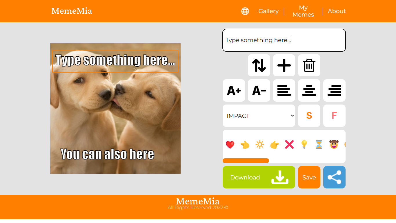 GitHub - etigame/Meme-Generator: MemeMia: Create your own memes