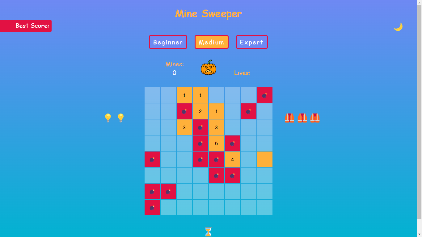 GitHub - etigame/Mine-Sweeper-updated: Try to find all the mines