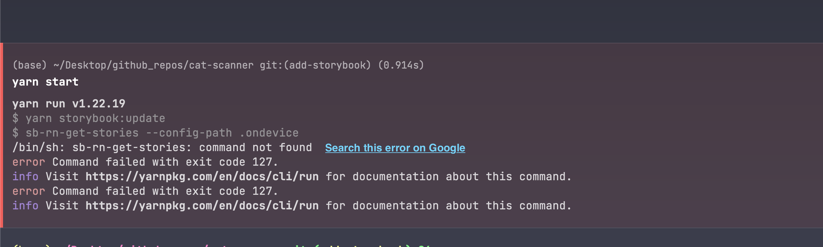[Feature Request] "Search this error on Google" link that appear next to errors · Issue #2190 ...