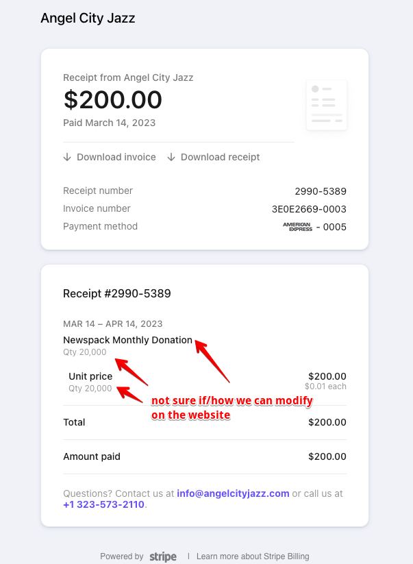 Test/troubleshoot Donations · Issue #49 · OpenProducer/angelcityjazz ...