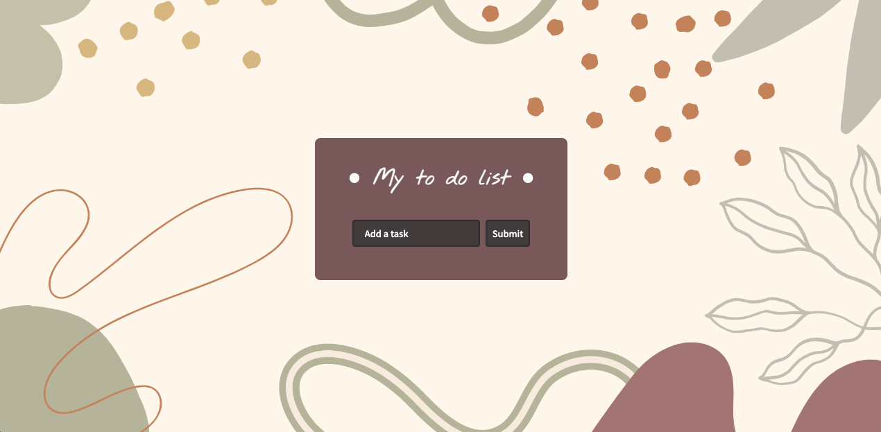 GitHub - sylvie-vongsak/todo-list