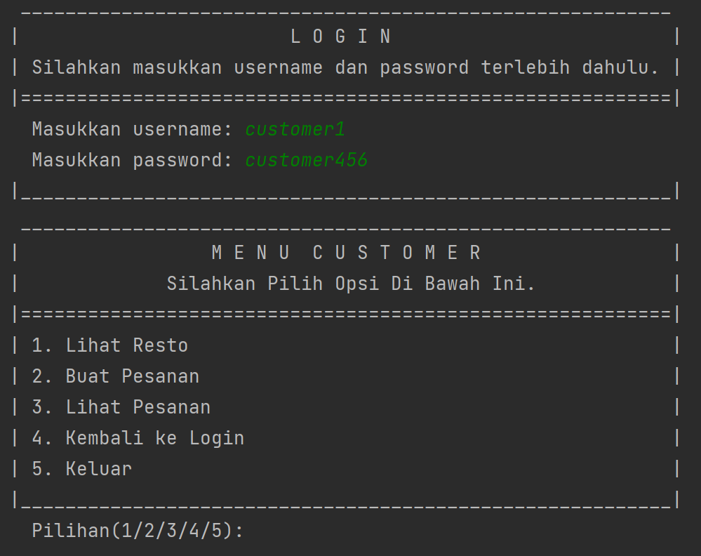 GitHub - aridiahh/OnlineFoodOrdering.Java