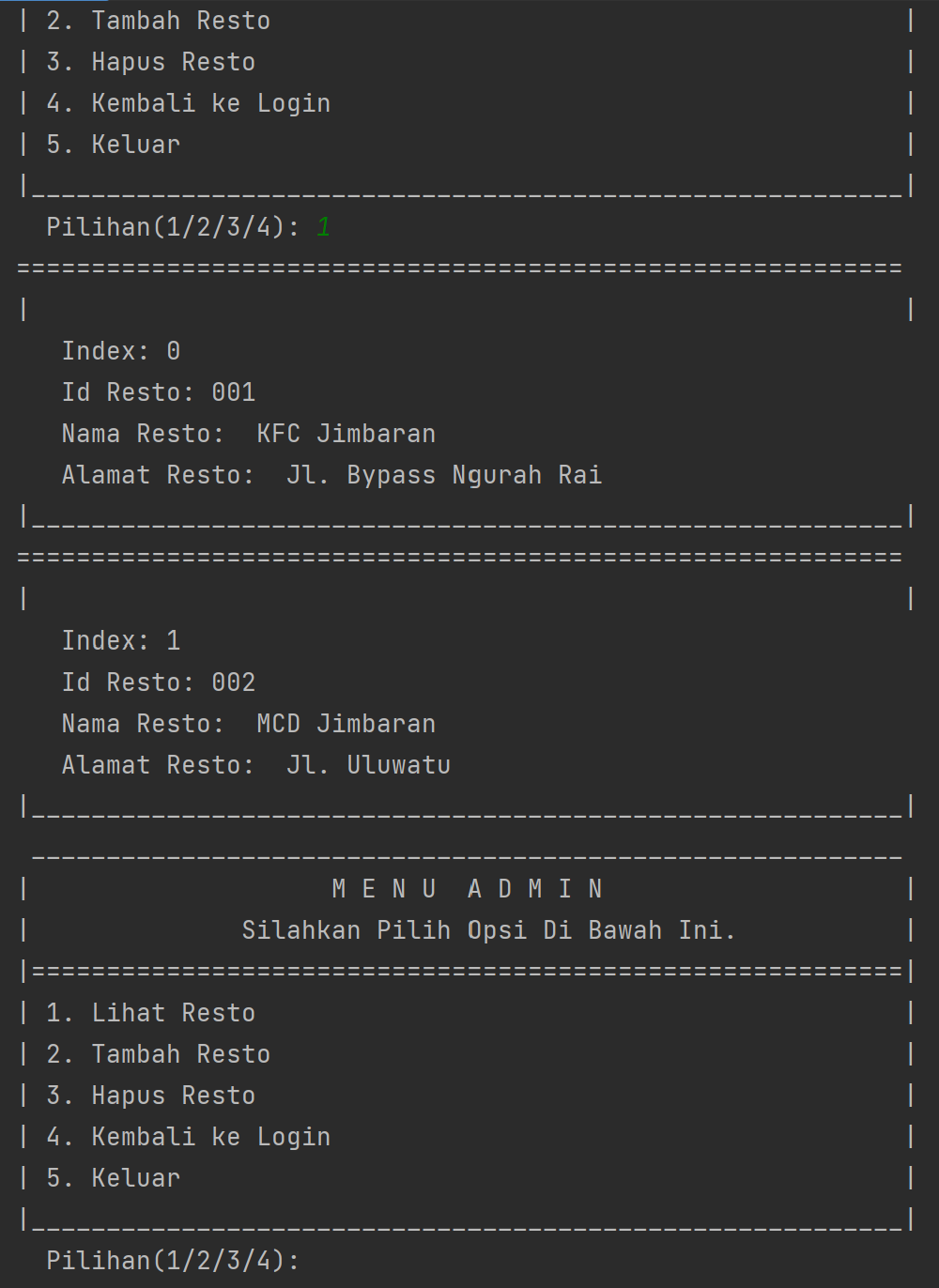 GitHub - aridiahh/OnlineFoodOrdering.Java