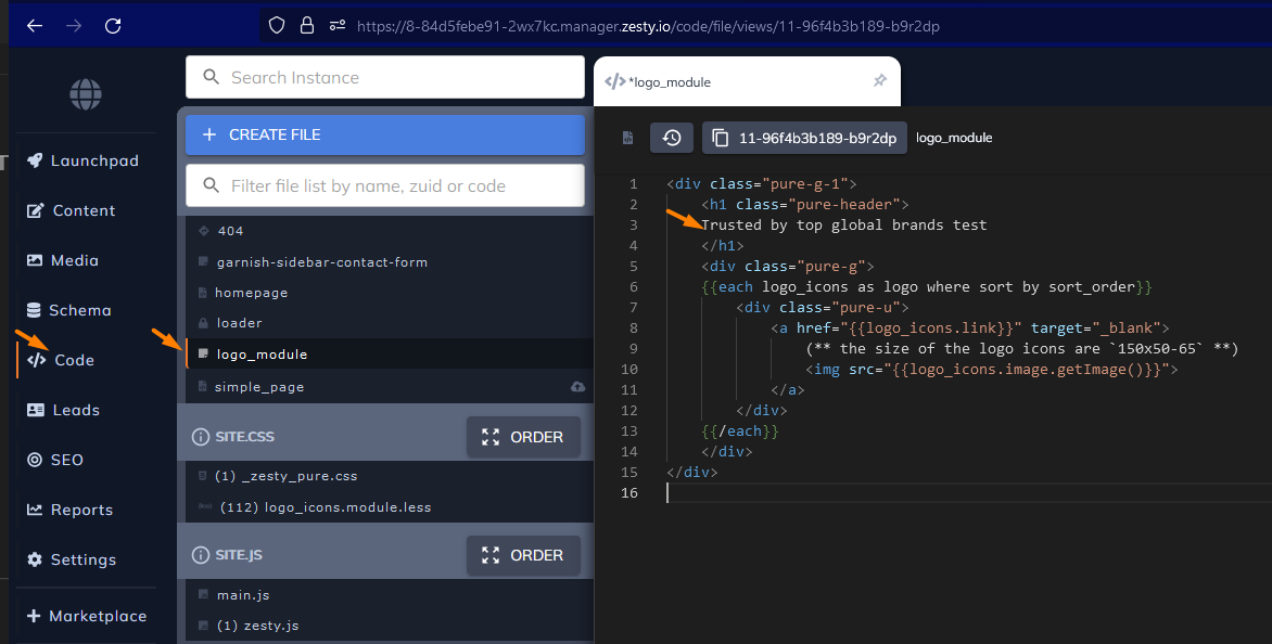 GitHub - zesty-io/module-logos-icons: A Zesty module with a logos section