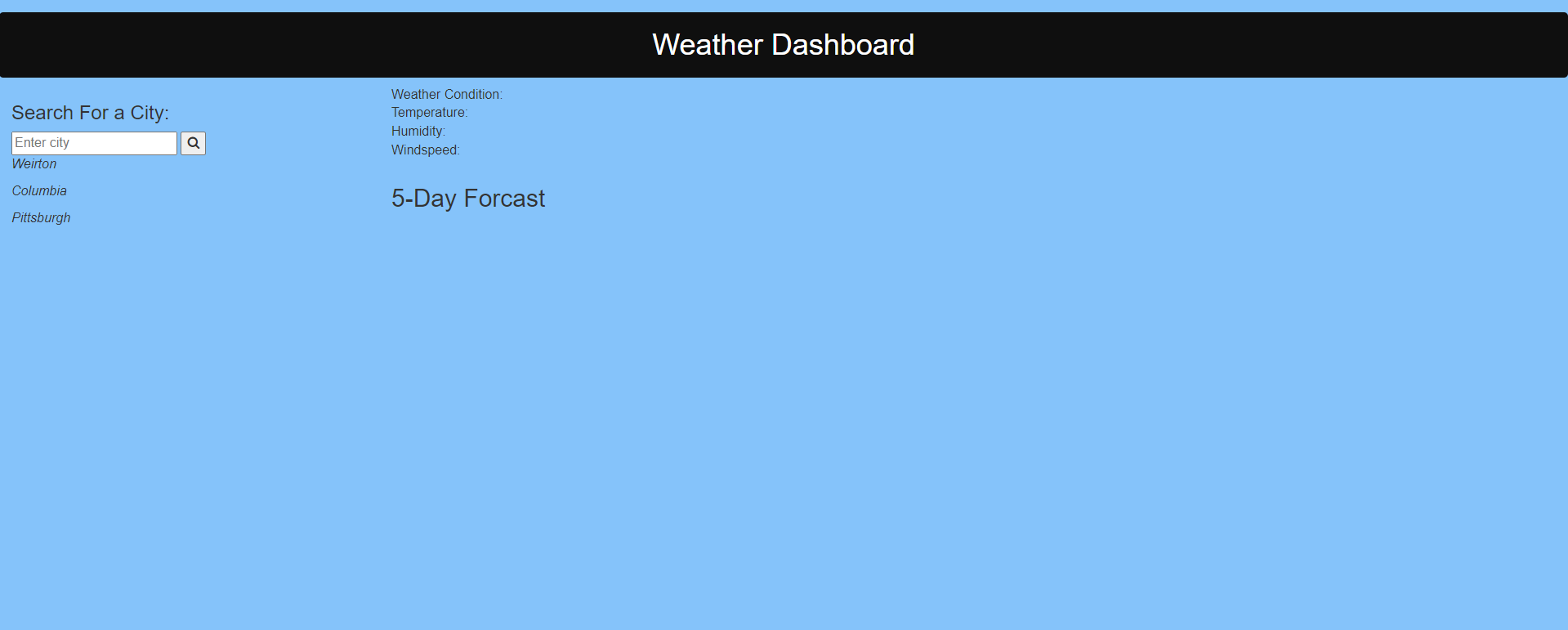 GitHub - MatthewC86/forecast-machine