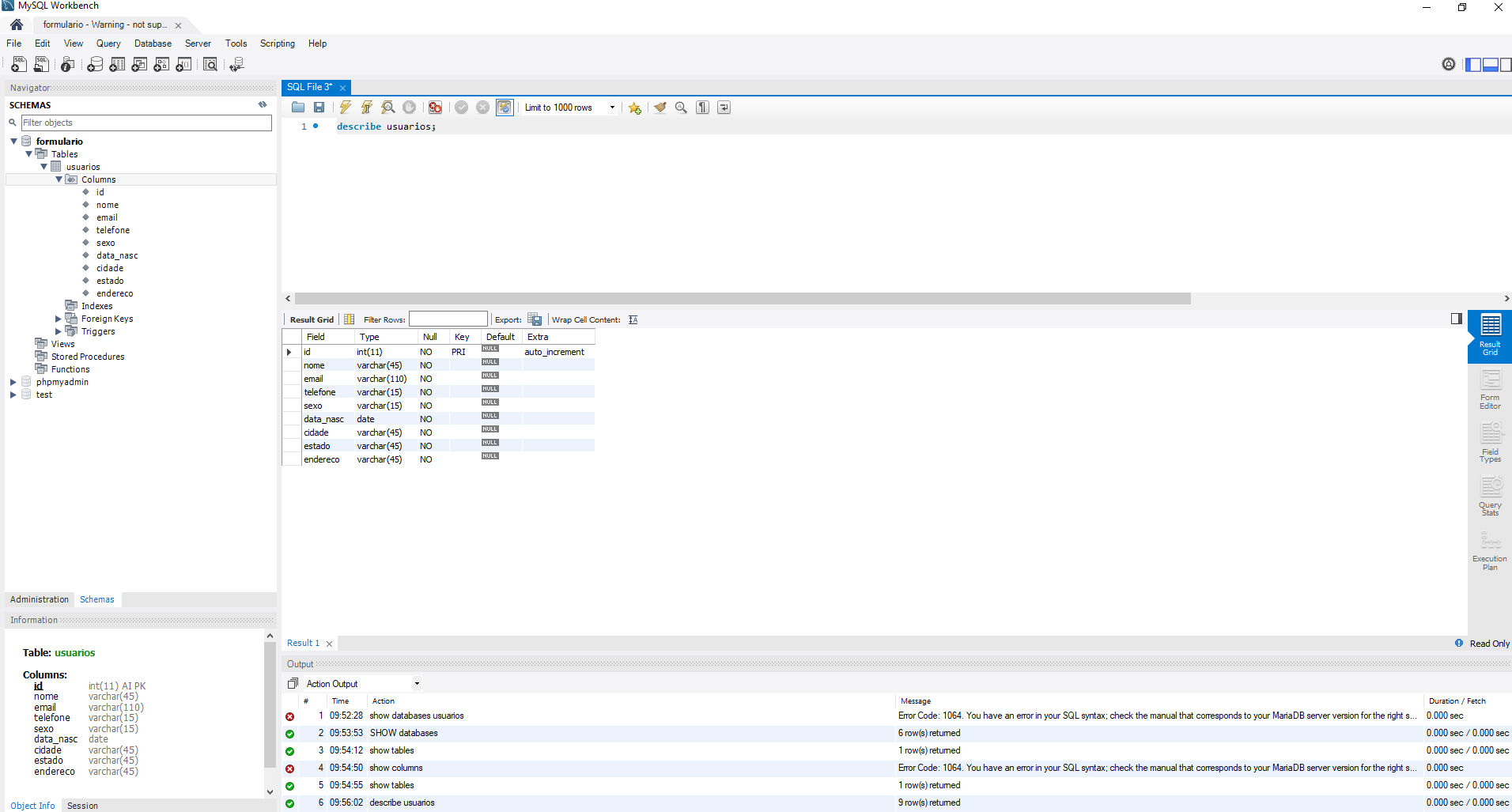 GitHub - Pedro01010/Formulario-de-cadastro-SQL: Formulário criado com uma conexão ao banco de ...