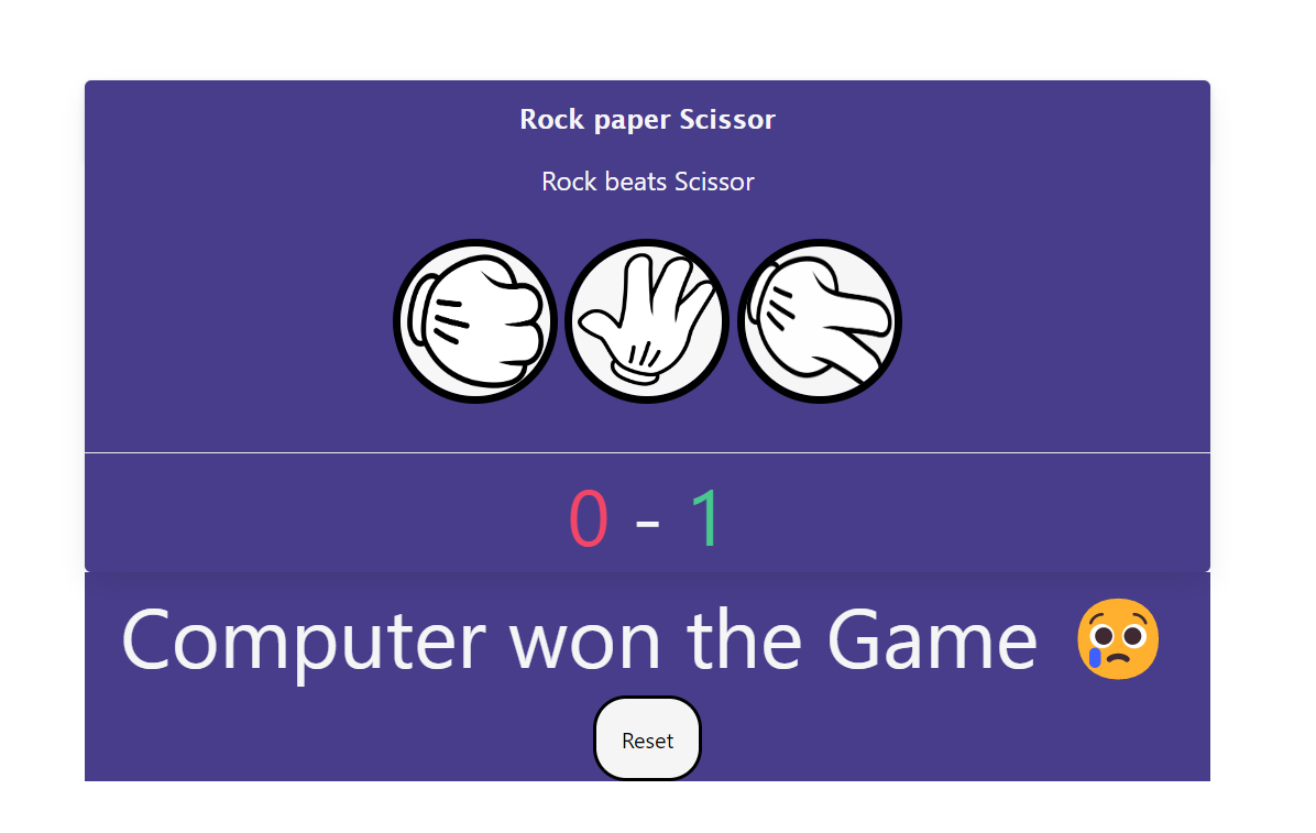 GitHub - RacharlaSanjana/Rock-paper-scissor