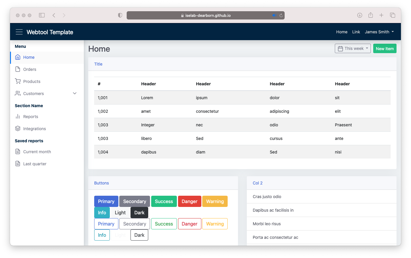 GitHub - thiagodnf/webtool-template: An awesome template for building ...