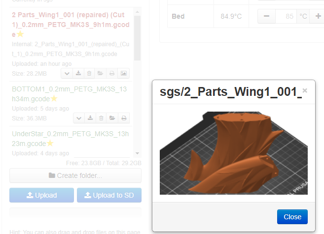 Can't upload gcode with thumbnails. · Issue #3 · jneilliii/OctoPrint-PrusaSlicerThumbnails · GitHub