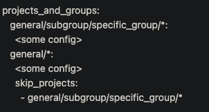 Skipping Nested Projects/groups ? · Issue #579 · gitlabform/gitlabform · GitHub