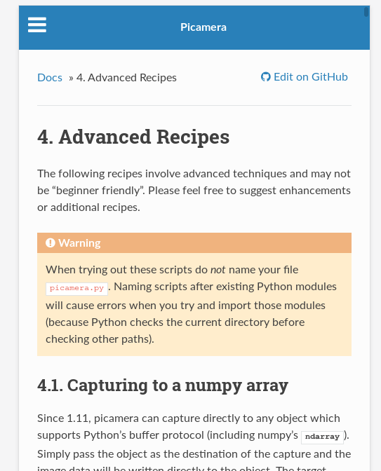 Make the documentation pages easy to read in narrow-window browsers ...