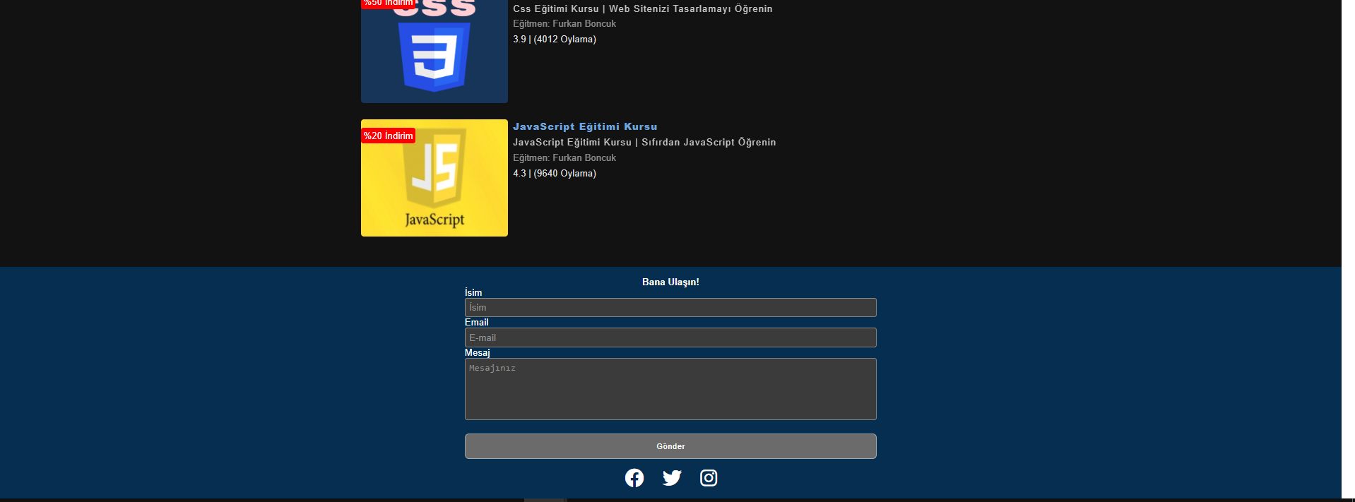 GitHub - Furkan-Boncuk/FrontEnd-Practice: My projects on udemy course