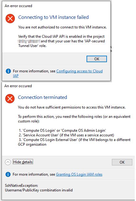 IAP Desktop SSH connectivity issue to GCP Ubuntu 22.04 Instances. · Issue #790 ...