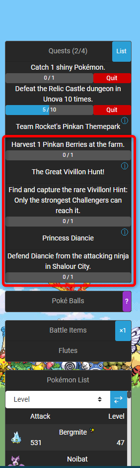 [SUGGESTION] Make quests menu foldable independently from questlines list · Issue #3012 ...