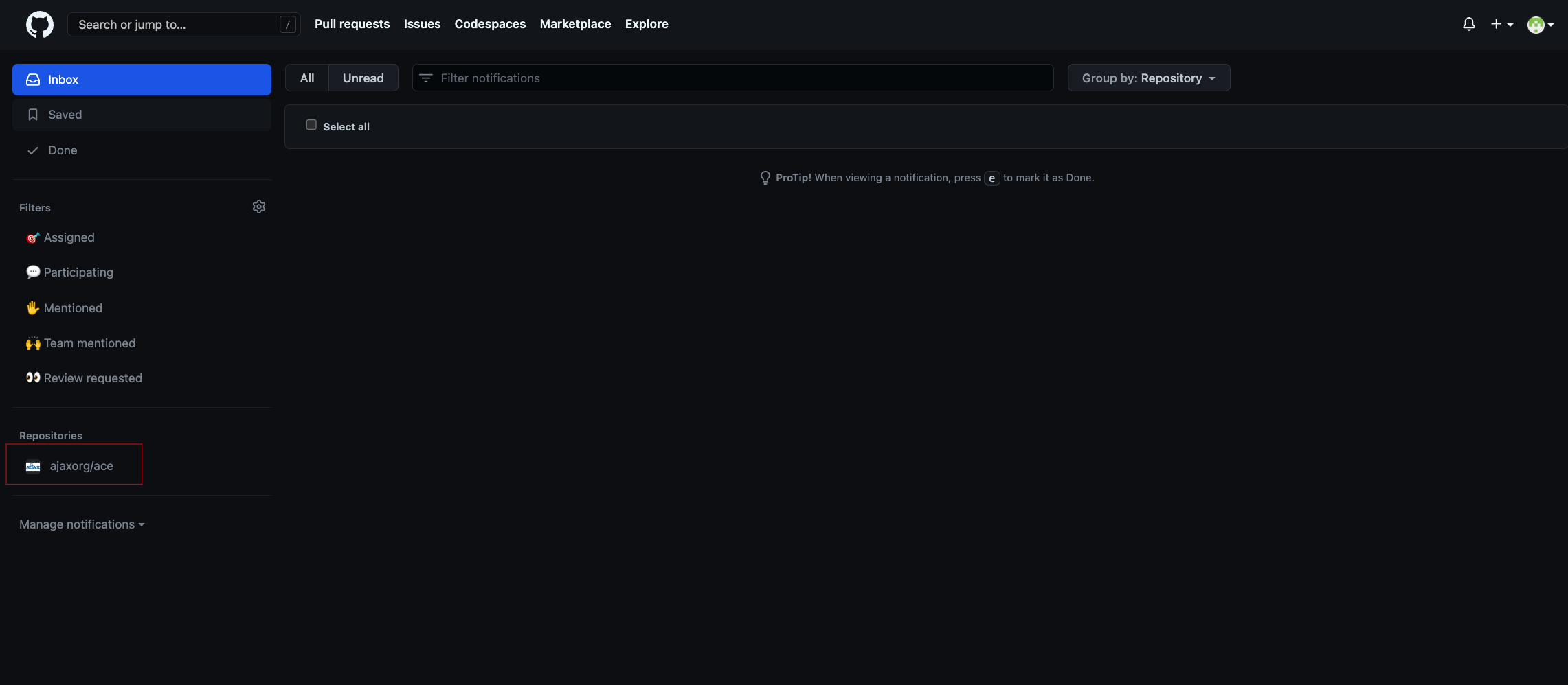 A repository always show in my notification repository list · community · Discussion #38846 · GitHub