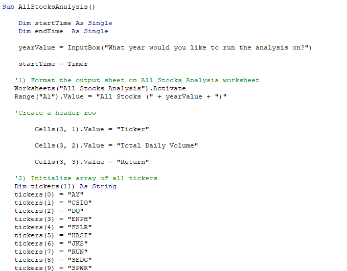 GitHub - mdsinger/stock-analysis: Module 2