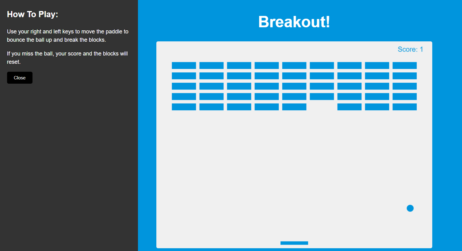GitHub - rinkiikundu/breakout-game