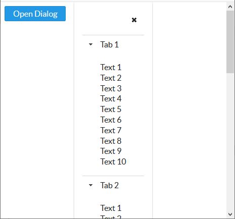 Dialog: auto heigth does not increase page height · Issue #4524 · primefaces/primefaces · GitHub