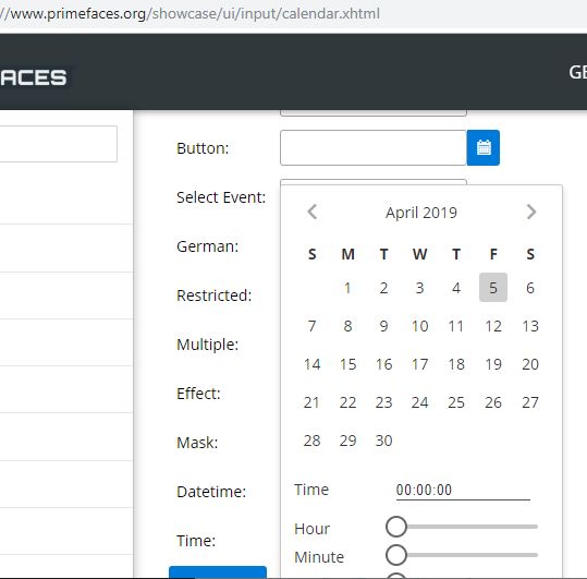 Calendar: if popup shows date and time it is placed in front of input ...