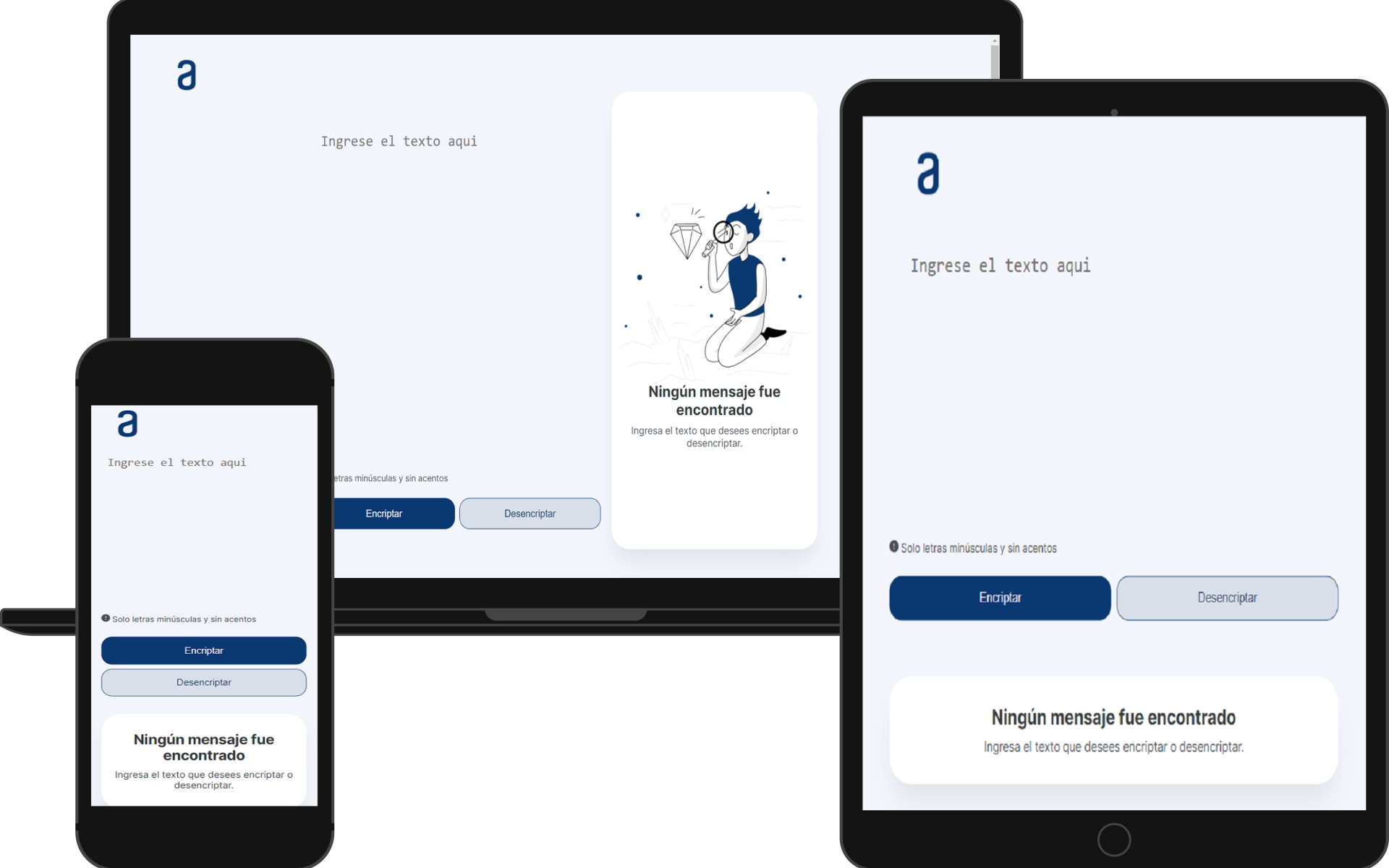 GitHub - FreddyCA/Encriptador-ONE-alura-LATAM: Desafío Encriptador de ...