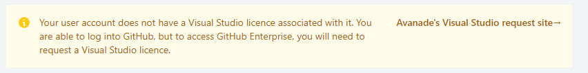 System is reporting user does not have a VS licence when they actually do have one · Issue #501 ...