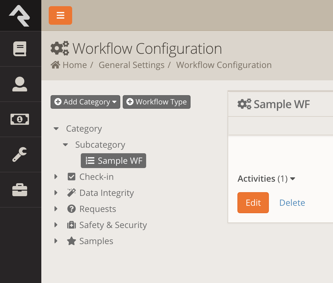 Currently Active Profile Actions are Not Pre-Selected if Deeper than 1 Categories when Adding ...