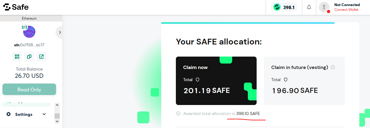 Unable to claim Safe tokens · Issue #25 · 5afe/safe-support · GitHub