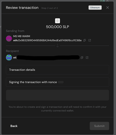 ETH Mainnet - Cannot propose a new transaction to send SLP tokens · Issue #158 · 5afe/safe ...