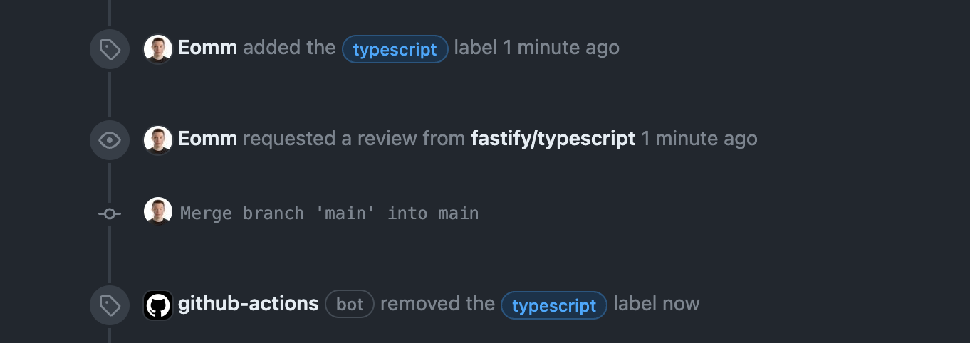 bug: labeller bot removes the label · Issue #4661 · fastify/fastify ... bug: labeller bot removes the label · Issue #4661 · fastify/fastify ...
