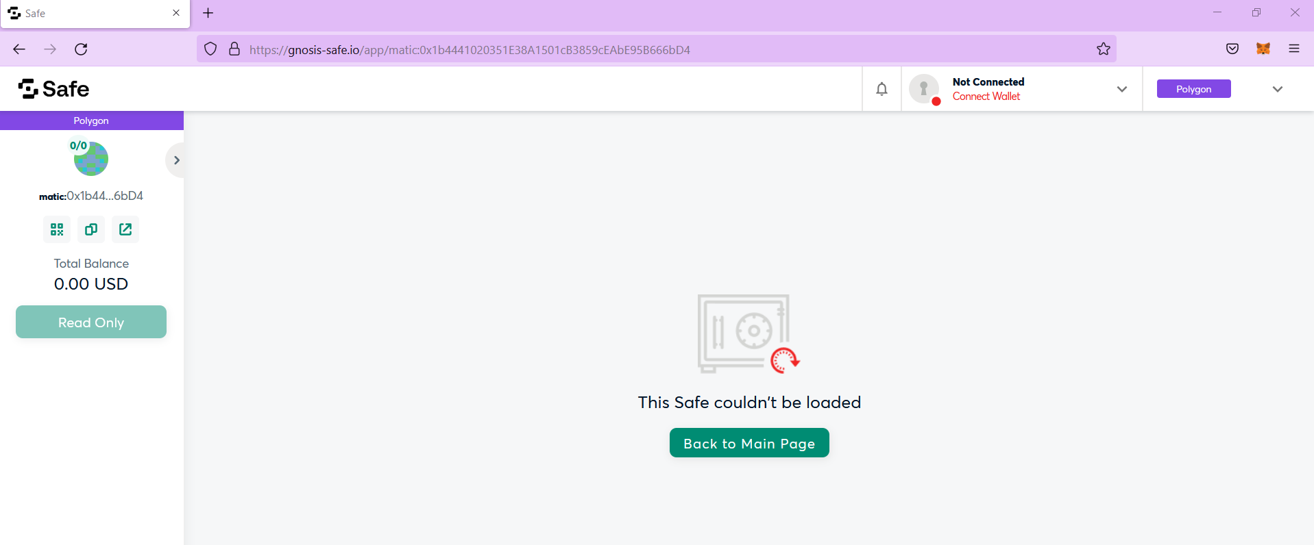 Polygon Safe cannot be loaded · Issue #24 · 5afe/safe-support · GitHub