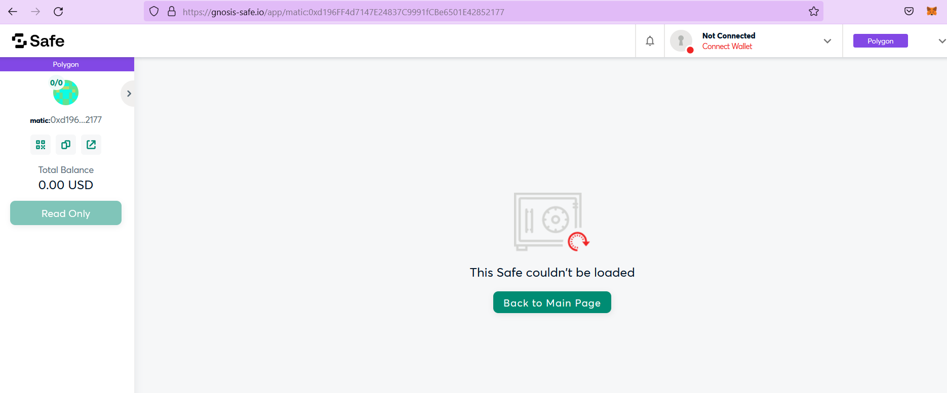 Polygon Safe cannot be loaded · Issue #24 · 5afe/safe-support · GitHub