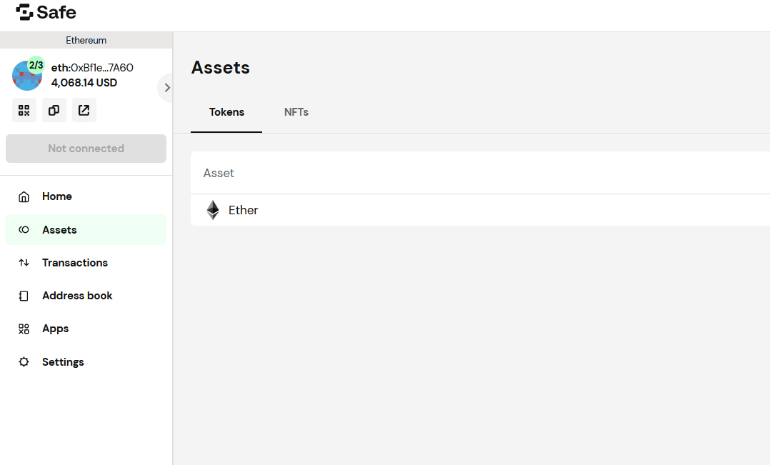 USDC balance not visible in Assets both in old and new UI · Issue #103 · 5afe/safe-support · GitHub