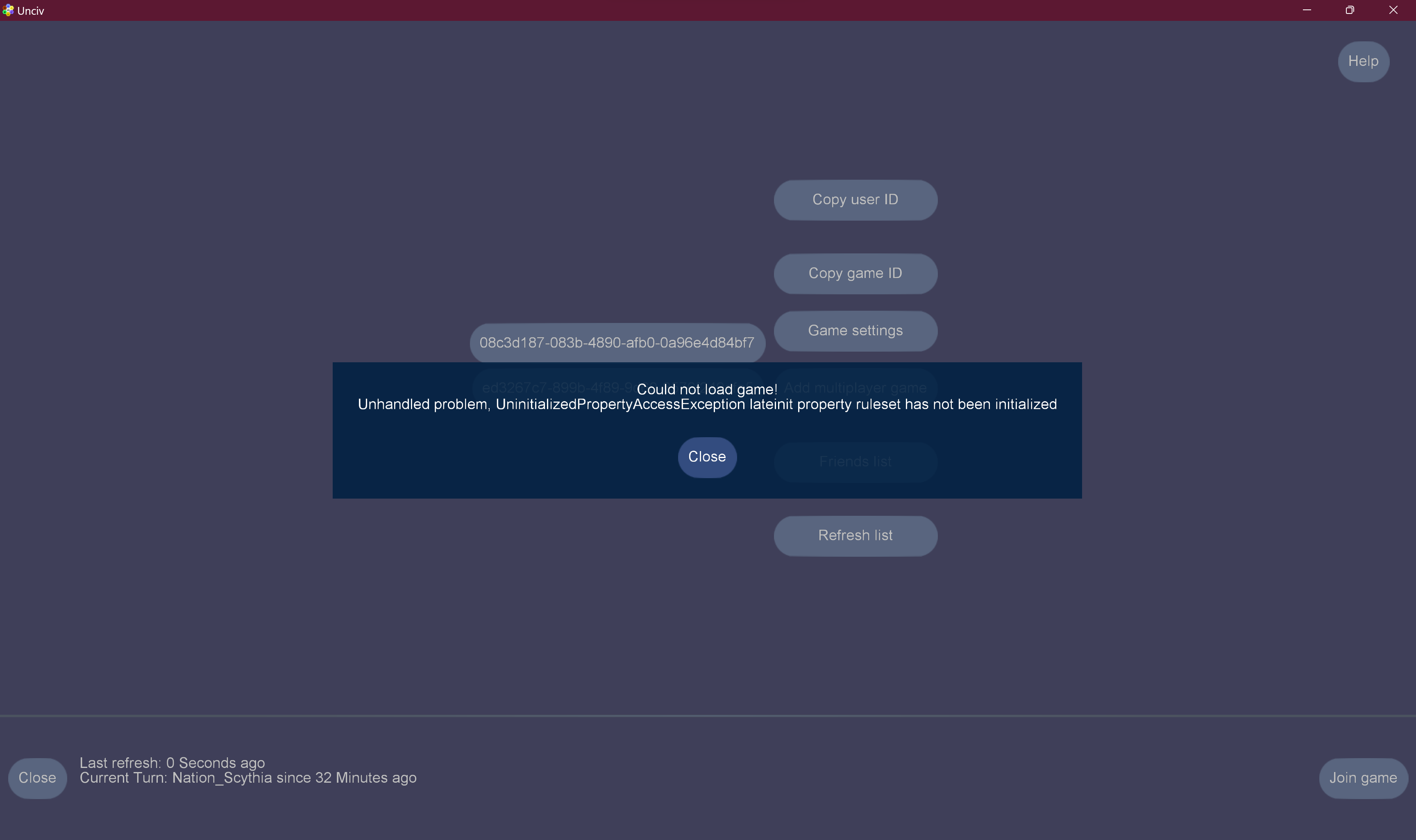 This is a complex bug that causes the game to crash when destroying cities in multiplayer mode ...