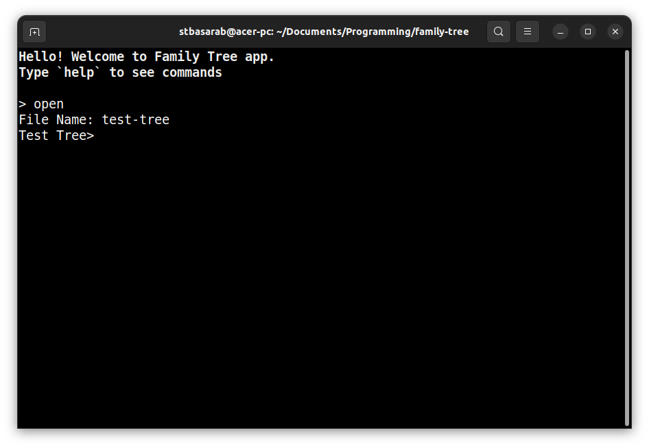 GitHub - fokaaas/family-tree: A console application for creating and ...