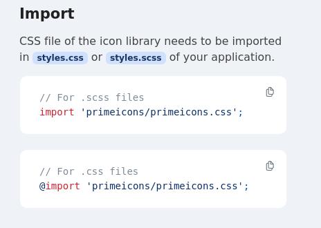 Clarity with importing icons in icon doc's - import section · Issue #4173 · primefaces/primevue ...