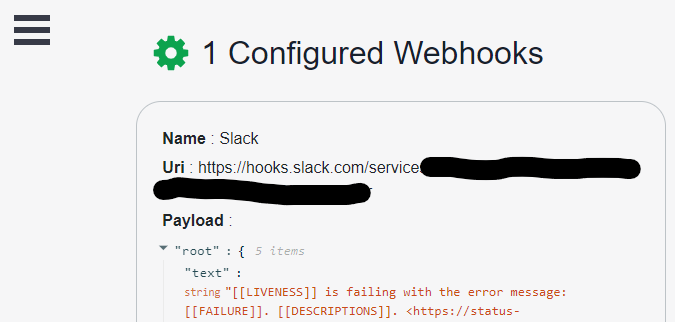 Webhooks UI exposes secrets like slack URI · Issue #204 · Xabaril/AspNetCore.Diagnostics ...
