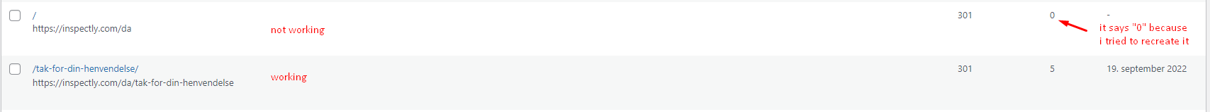 Redirect suddenly stops working · Issue #3422 · johngodley/redirection · GitHub