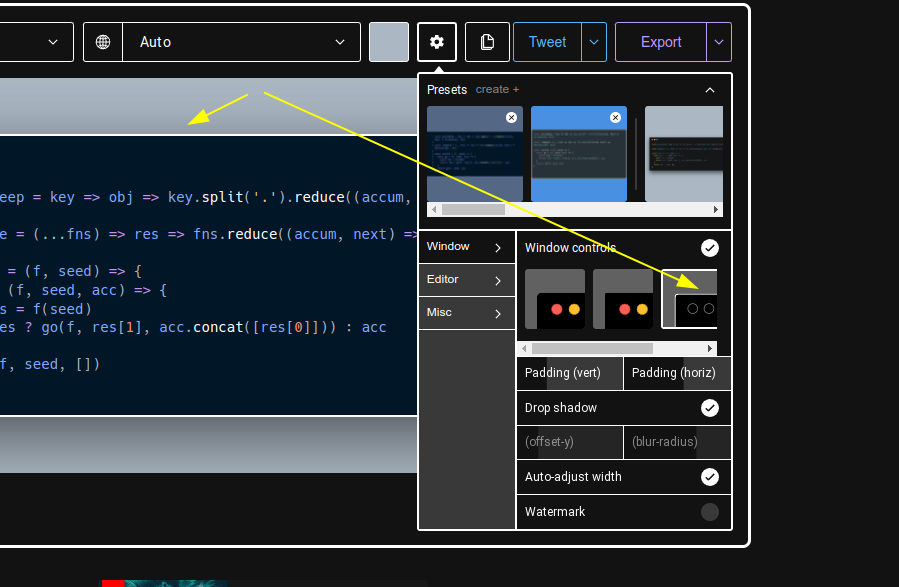 How to get rid of the white border? · Issue #1367 · carbon-app/carbon · GitHub