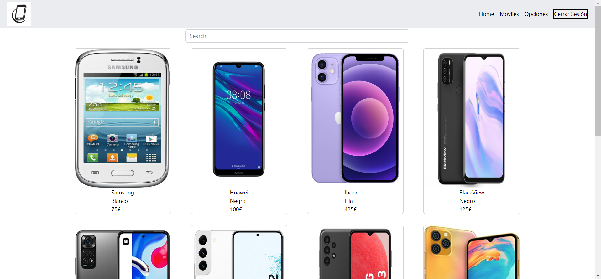 GitHub - JuanGenovard/Front-Movile-Store