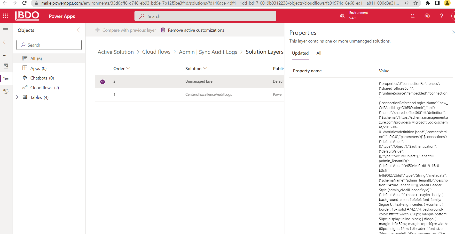 Coe Starter Kit Question Can Not Remove Unmanaged Layers · Issue 3924 · Microsoftcoe 